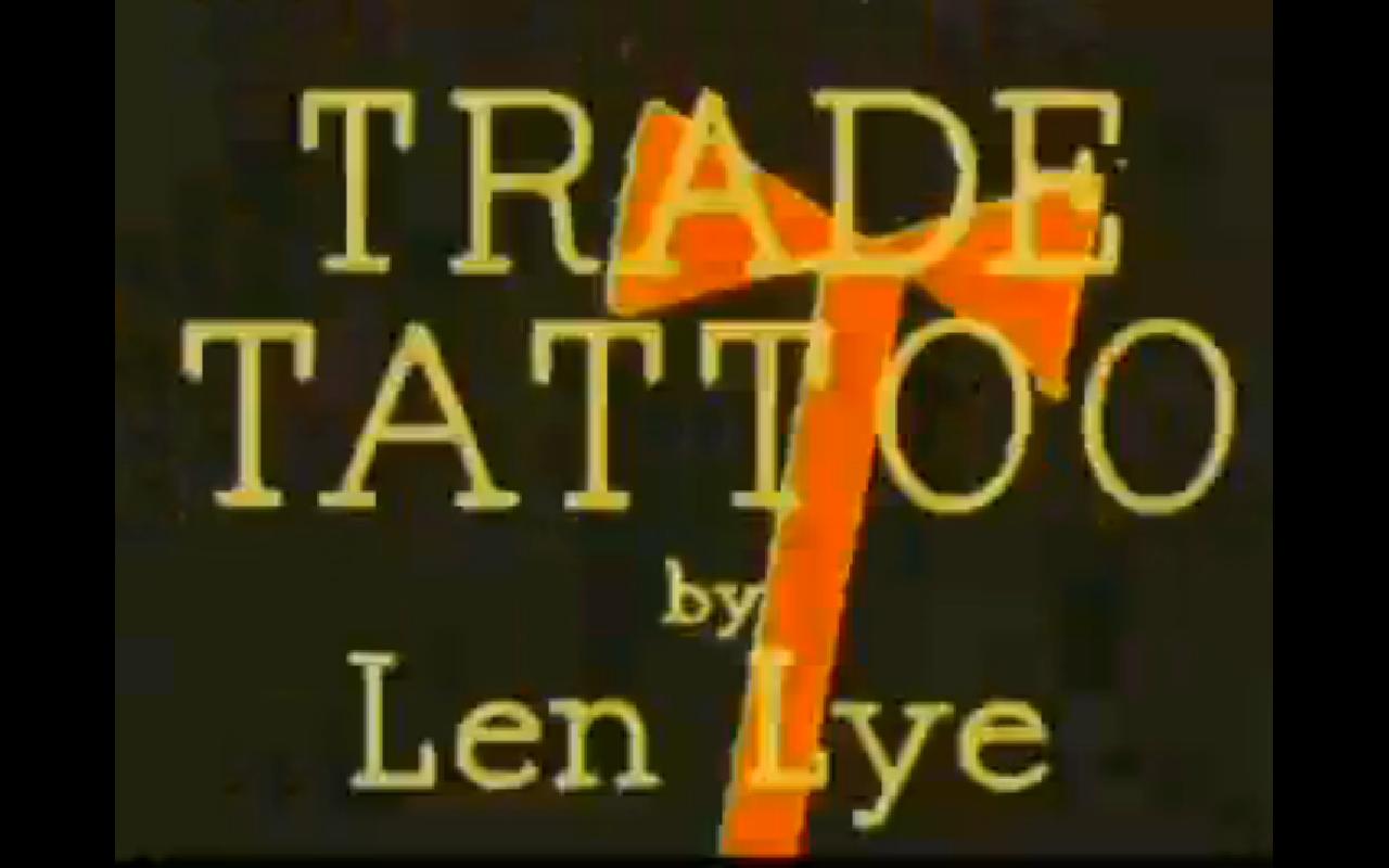 КИНОглаза: "Trade Tattoo" (1937)
