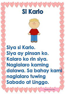 Teacher Fun Files: Tagalog Reading Passages 14