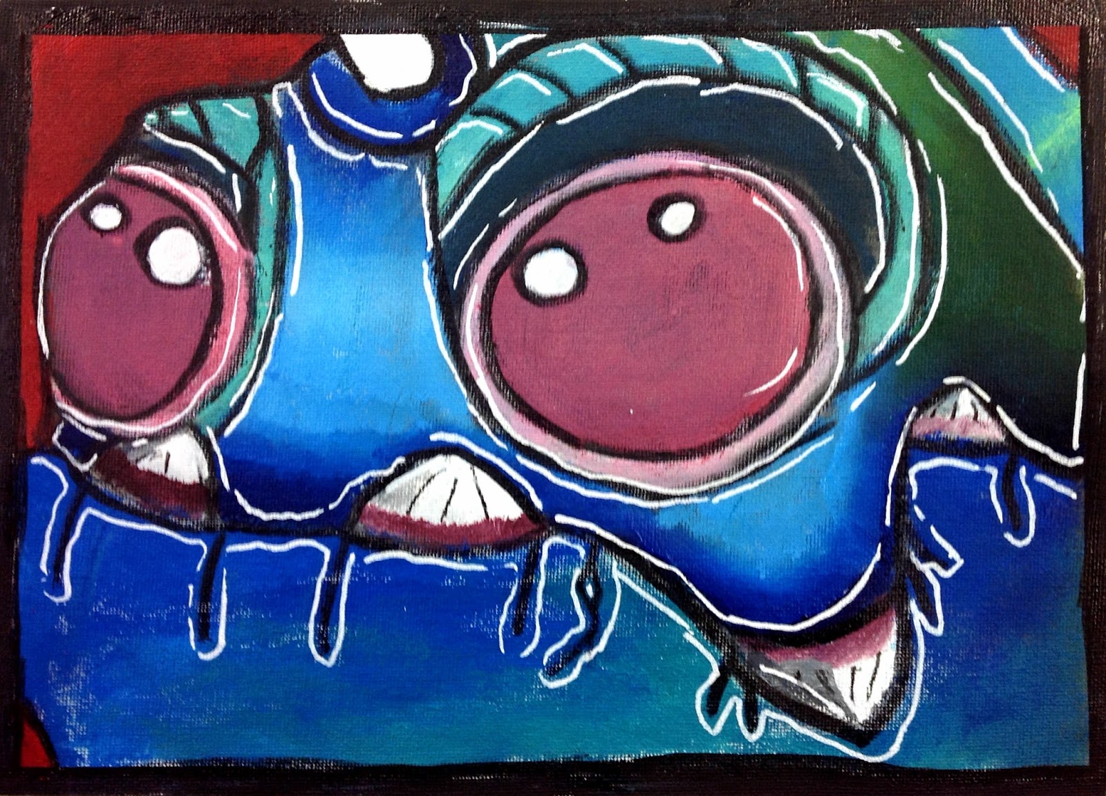 PAINTED MONSTERS - Student Artworks