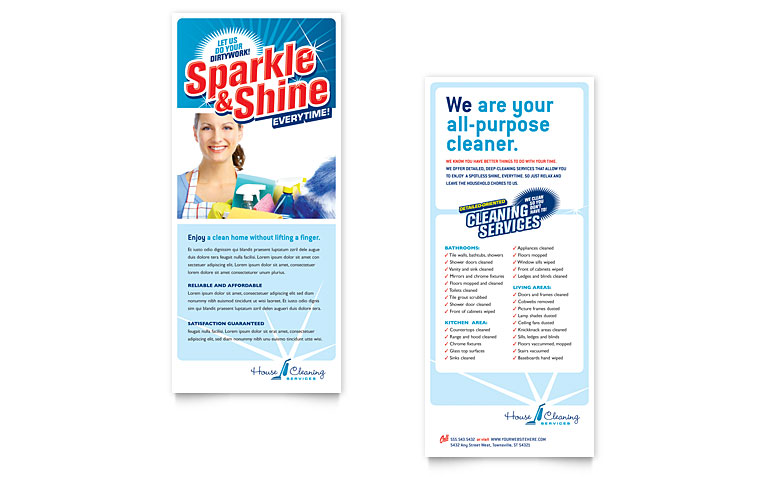 Rack Cards for Janitorial Services: 4 Points to Note - Online Printing ...