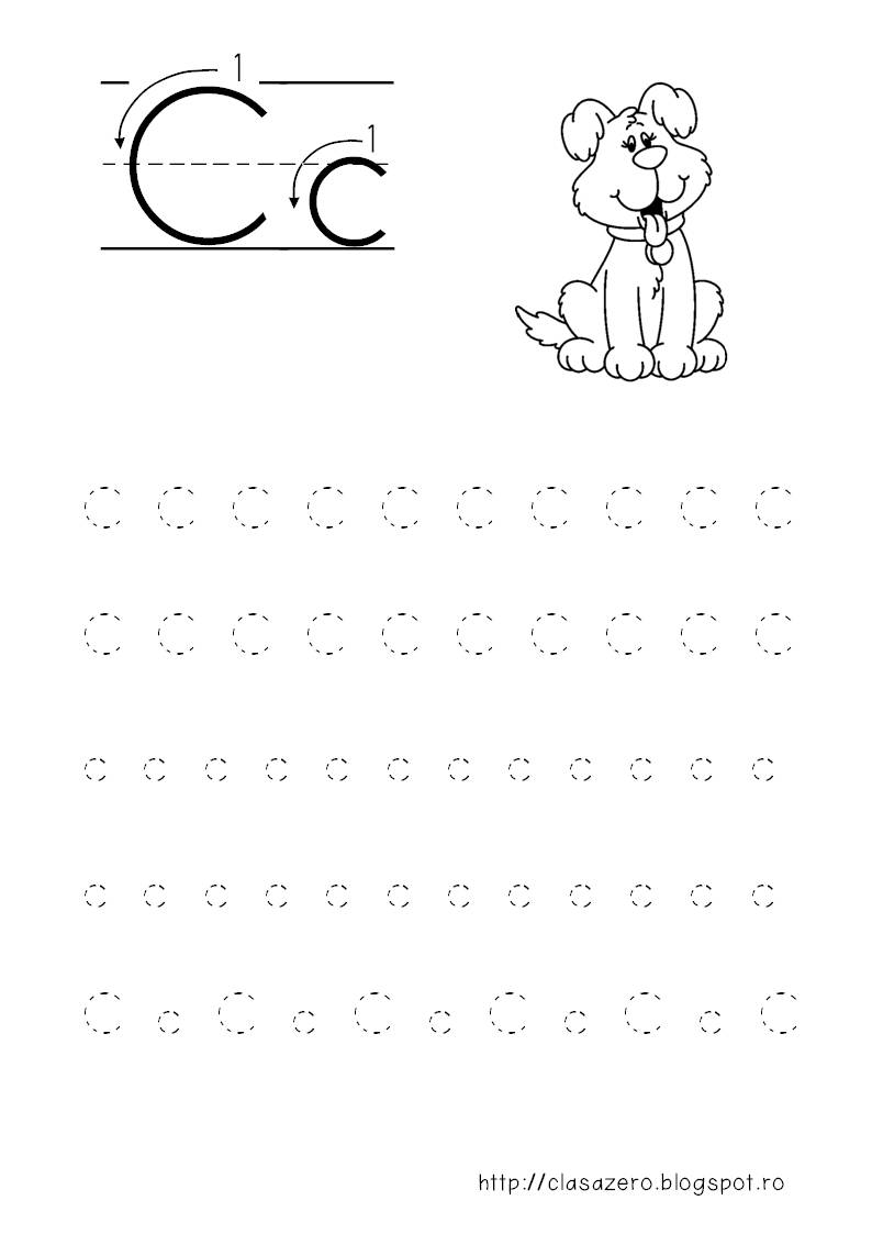 Clasa pregatitoare: Fise litere