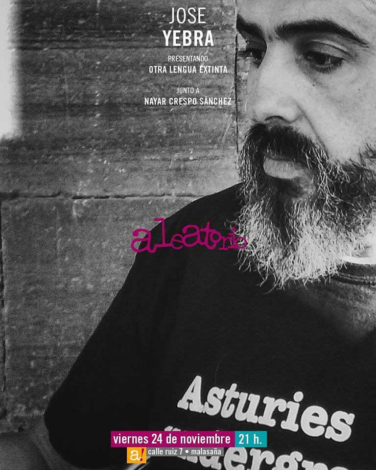 Castroventosa: José Yebra presenta en Madrid “Otra lengua extinta”