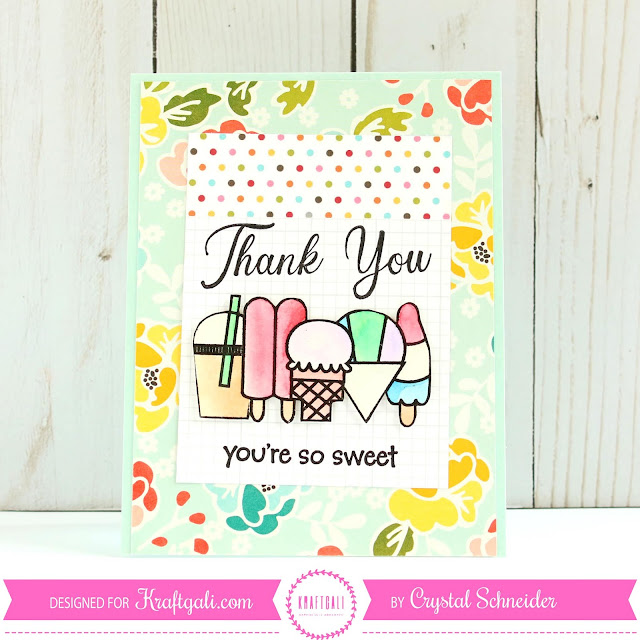 Thank You Cards for a Gift ~ Kraftgali Blog