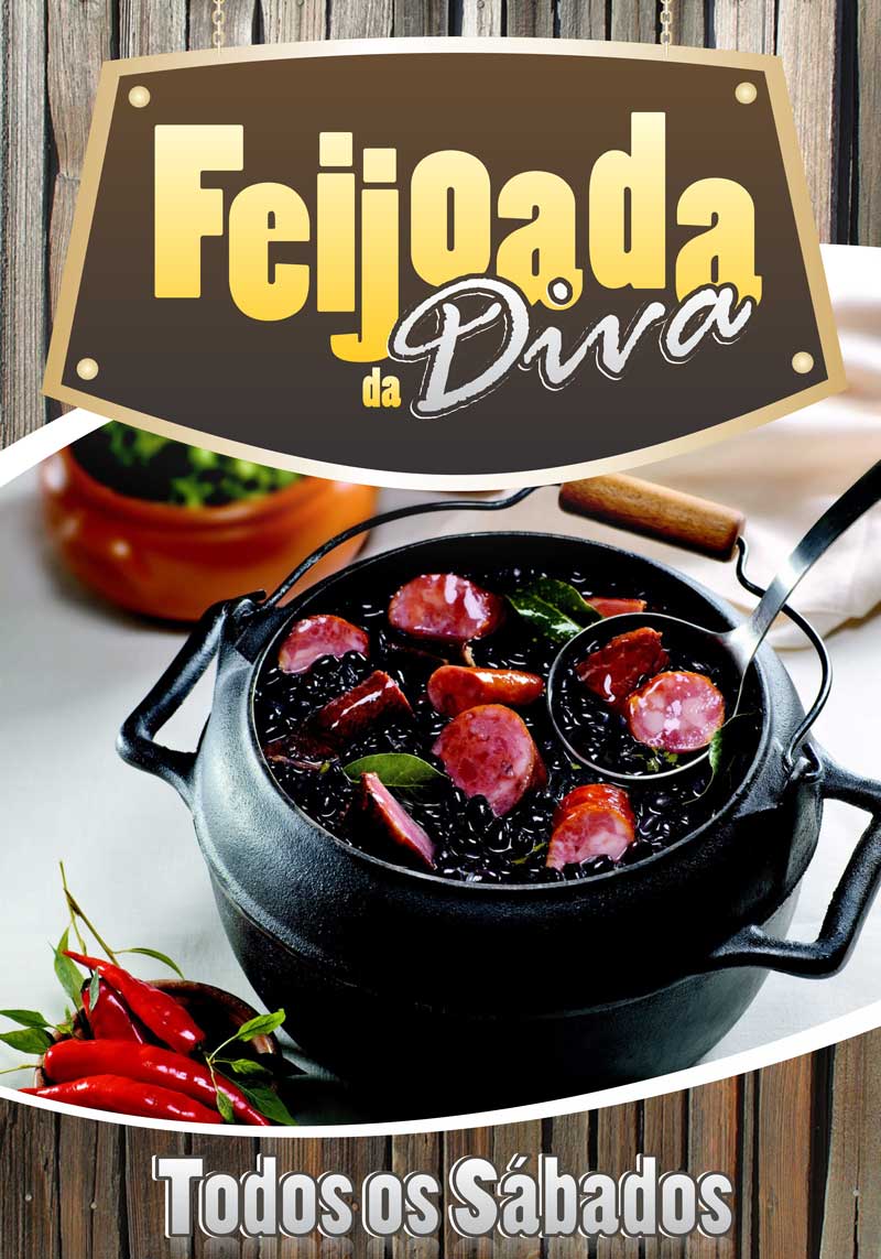 Marcus Vinicius - Arte Design: Banner - Feijoada da Diva