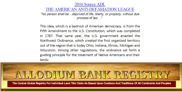 ALLODIAL TITLE XXII LAND TITLE CLAIM ALLODIAL TITLE XXII LAND TITLE CLAIM