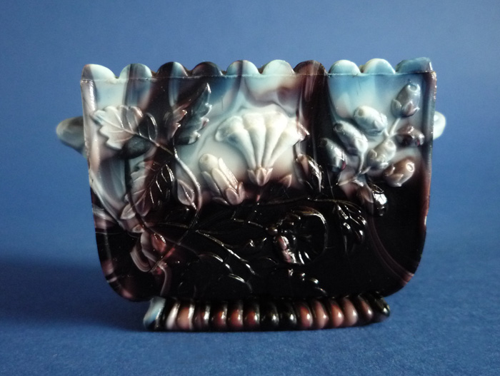 Premier Antiques: Sowerby Purple Malachite Slag Glass