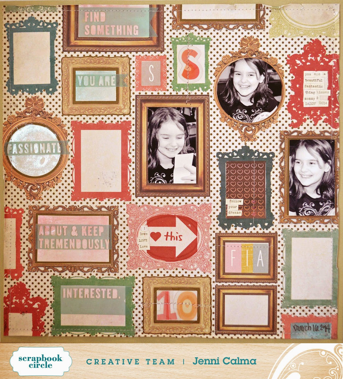 paperCARDinal: FIND SOMETHING - Scrapbook Circle DT Choice April