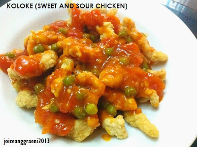 Center of my life...: KOLOKE (sweet and sour chicken)