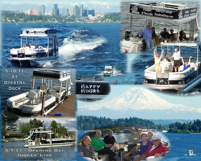 Lake Washington Cruising: Pontoons in Lake Washington