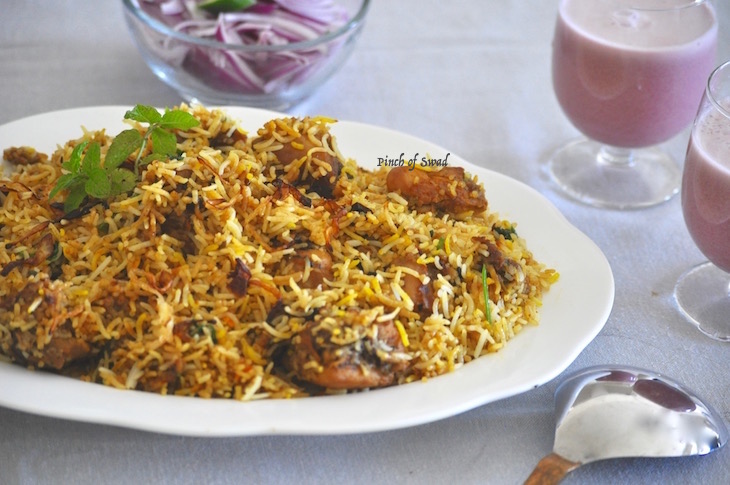 Pinch Of Swad - taste that hits the spot!: Banne Nawab Chicken Biryani