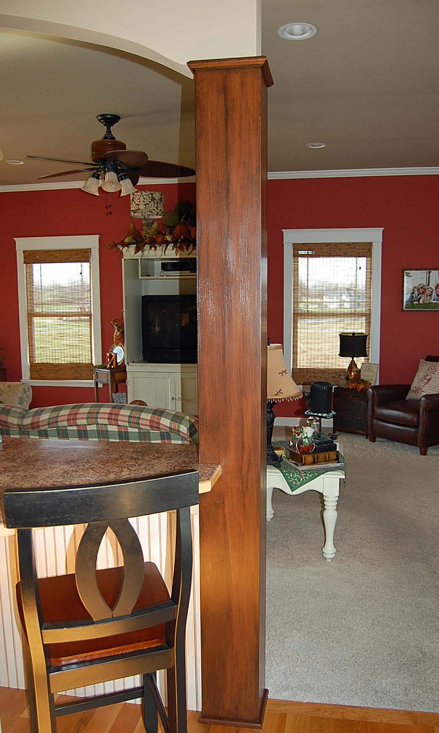 Davis Creative Painting: Faux Wood Grain Columns