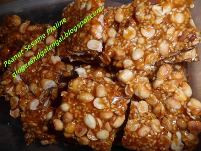 Rose' RannaGhar: Bepang Kacang/ Peanut Sesame Praline