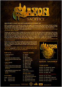 Jolly Joker`s Ohrenbalsam: SAXON, SACRIFICE, DCD, 2013