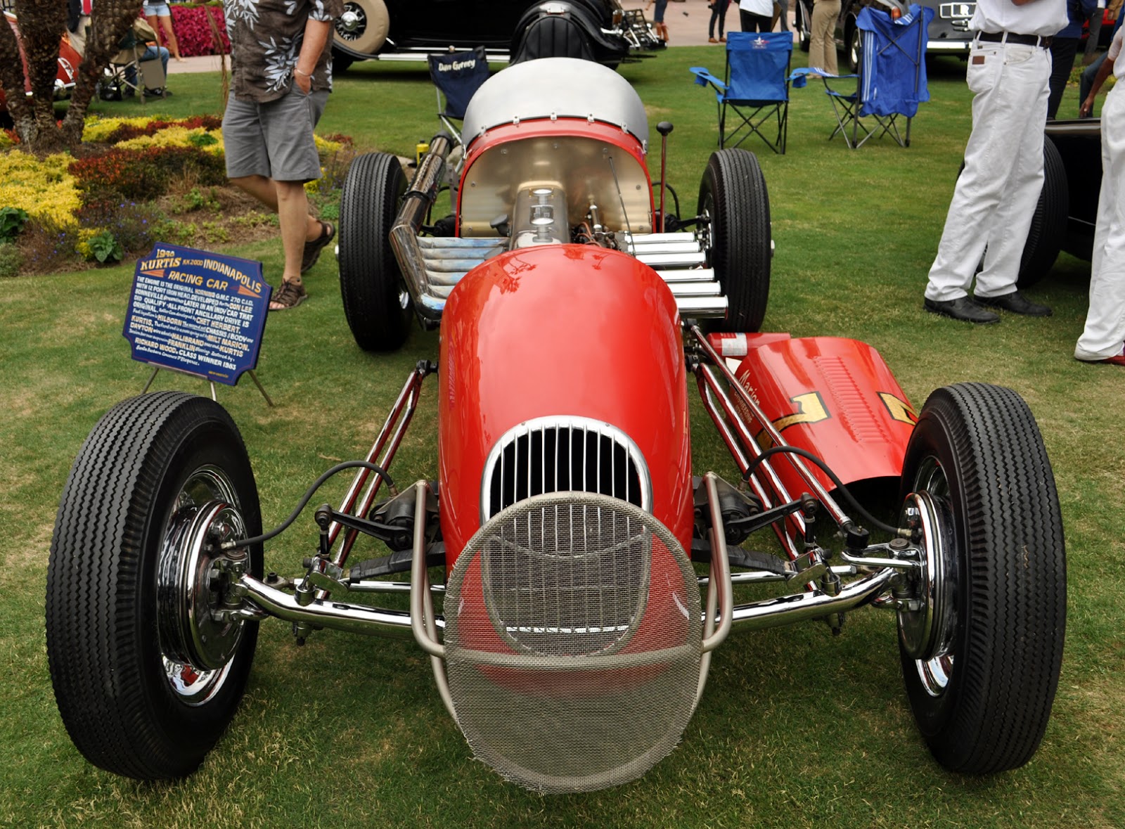 Just A Car Guy: the KK2000 (Kurtis Kraft) Indy 500 racing car, Sign by ...