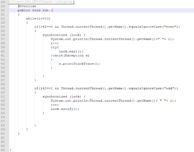 Welcome to the JAVA WORLD!!!: Write a program in JAVA to print EVEN and ...