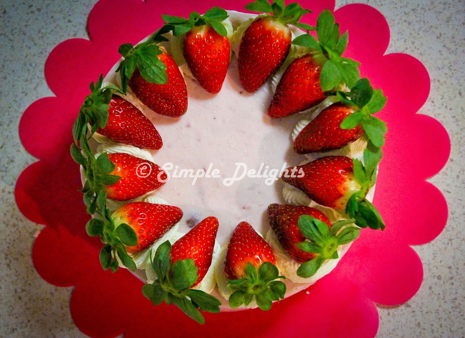 Simple Delights: Strawberry Yogurt Cake