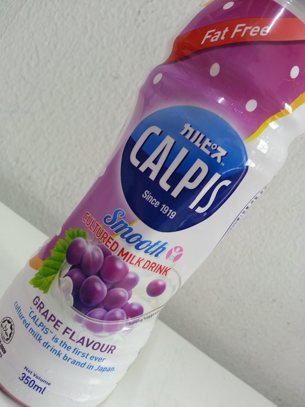 Calpis: Grape-flavoured version