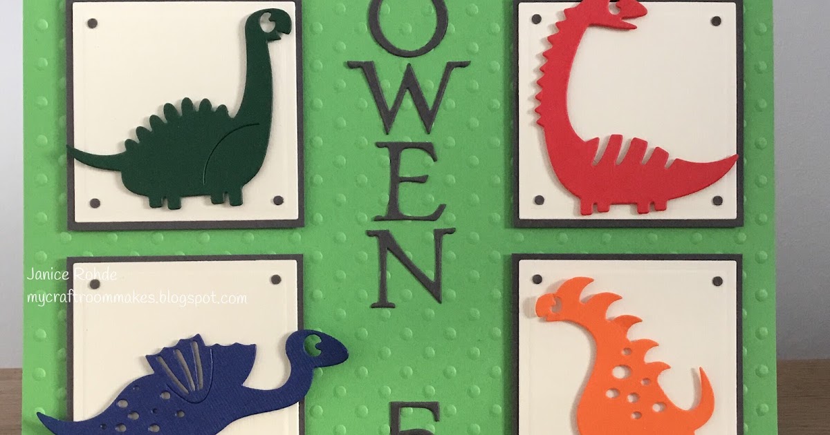My Craft Room Makes: Dinosaur Card