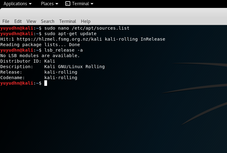 Repository yang Harus Ditambahkan Setelah Install Kali Linux - LinuxSec