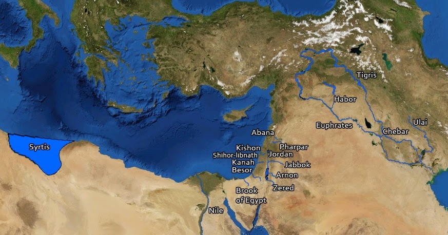 Vedic Cafe : THE RIVERS OF BIBLE & THEIR SANSKRIT NAMES.