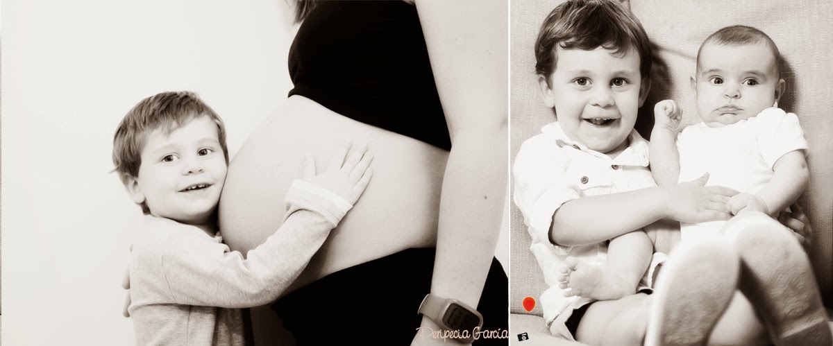 Chicas de blanco con bandas azules: Mara y su hermano mayor