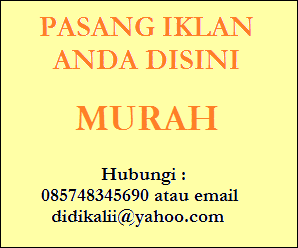 Pasang iklan ~ Myblog