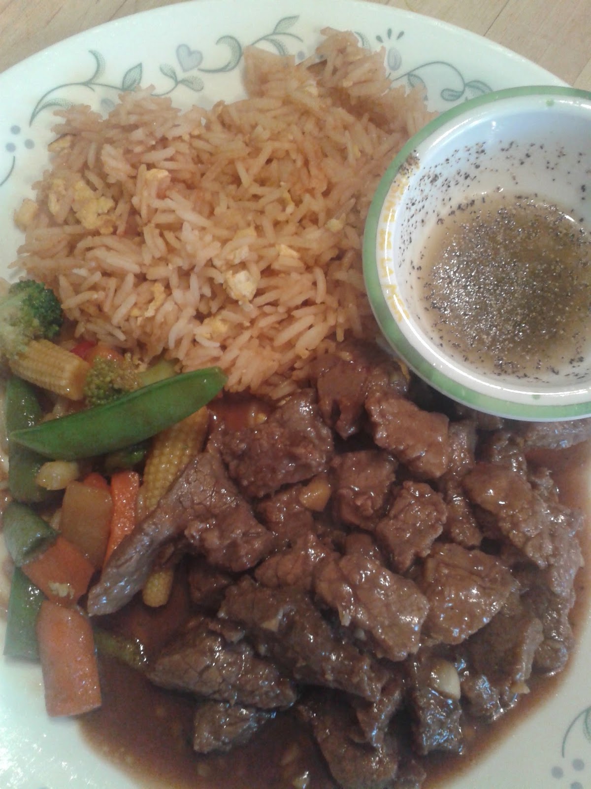 info-garderie: Boeuf Loc Lac et son riz tomaté (Bo luc lac)