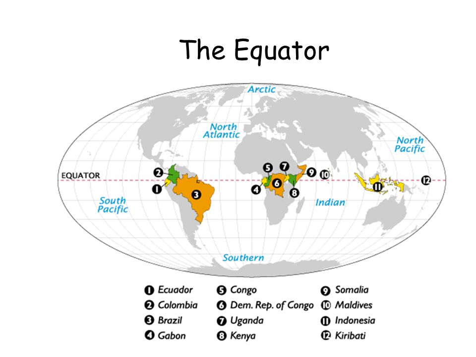 Tropic of Cancer, Capricorn, Equator Pass through Continent and ...