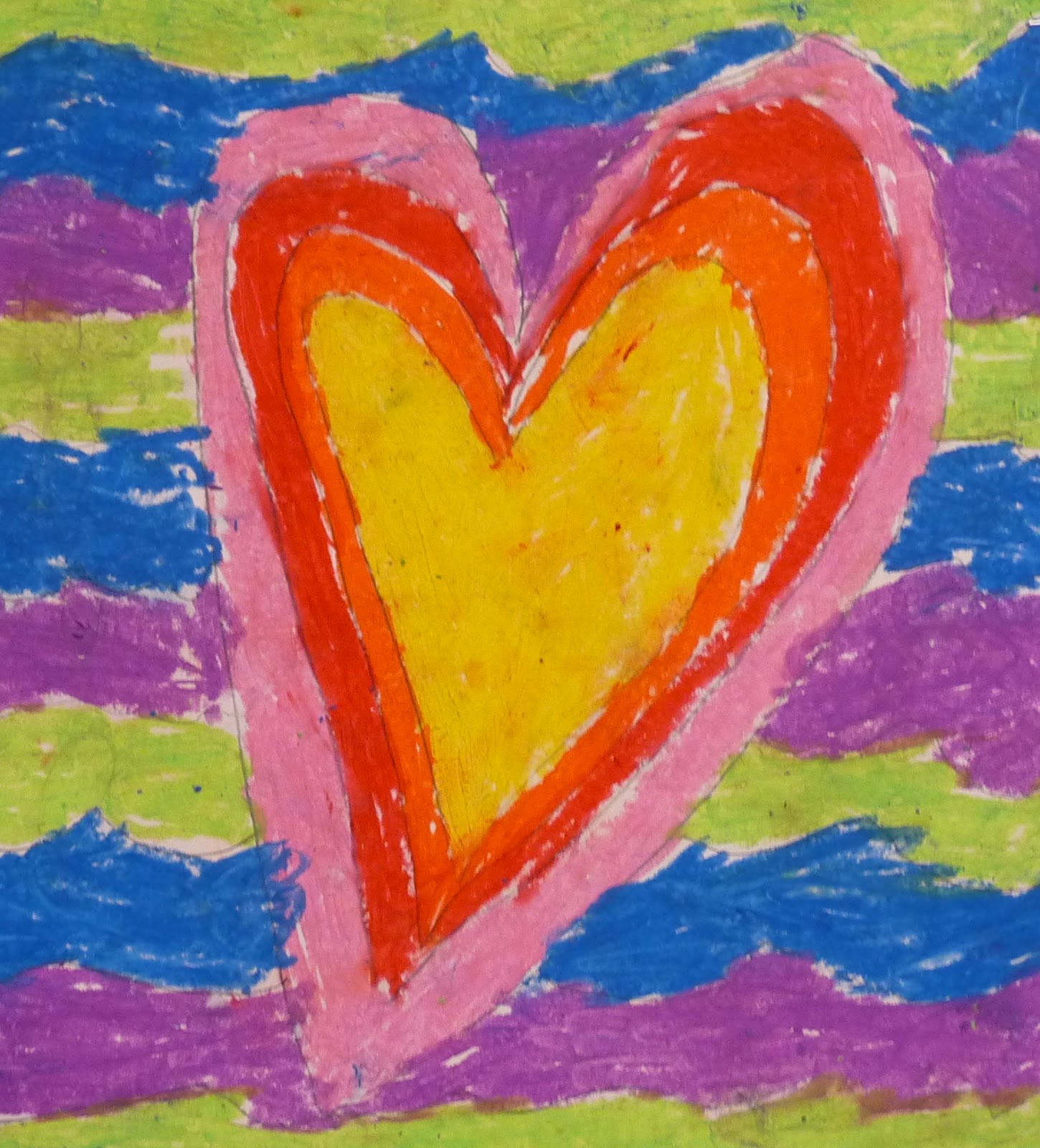 Art. Paper. Scissors. Glue!: Warm Color Cool Color Hearts