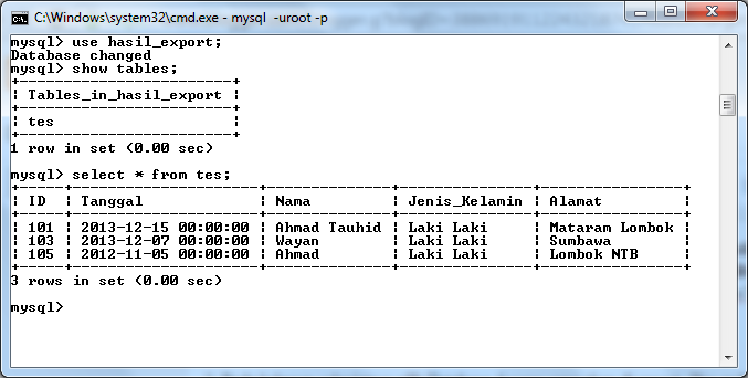 Cara Export Database Access Ke MySQL - Tutorial Delphi
