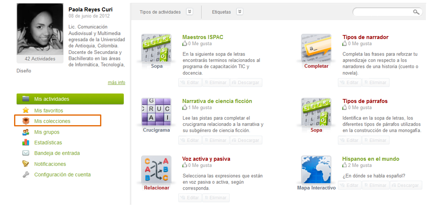 Aprender 3.0: ¿Cómo crear colecciones en Educaplay?
