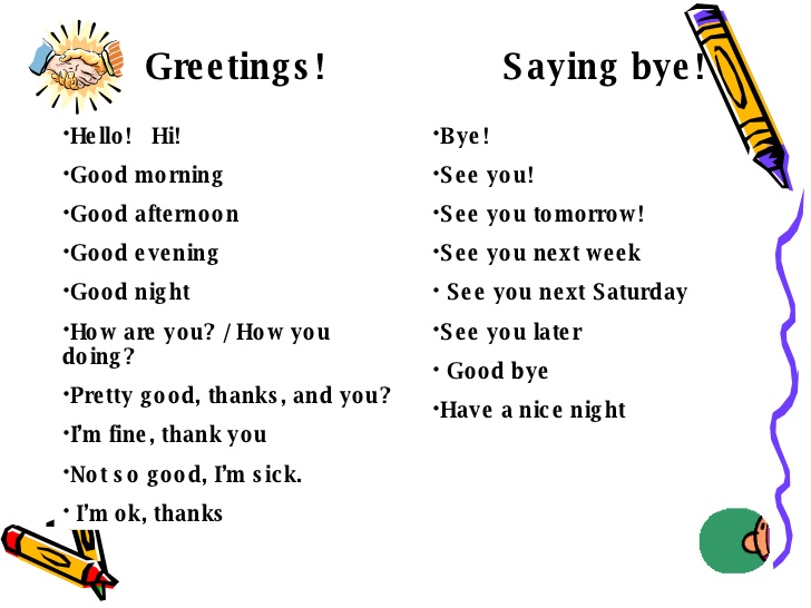 MARIA DEL MAR : LESSON 1- GREETINGS