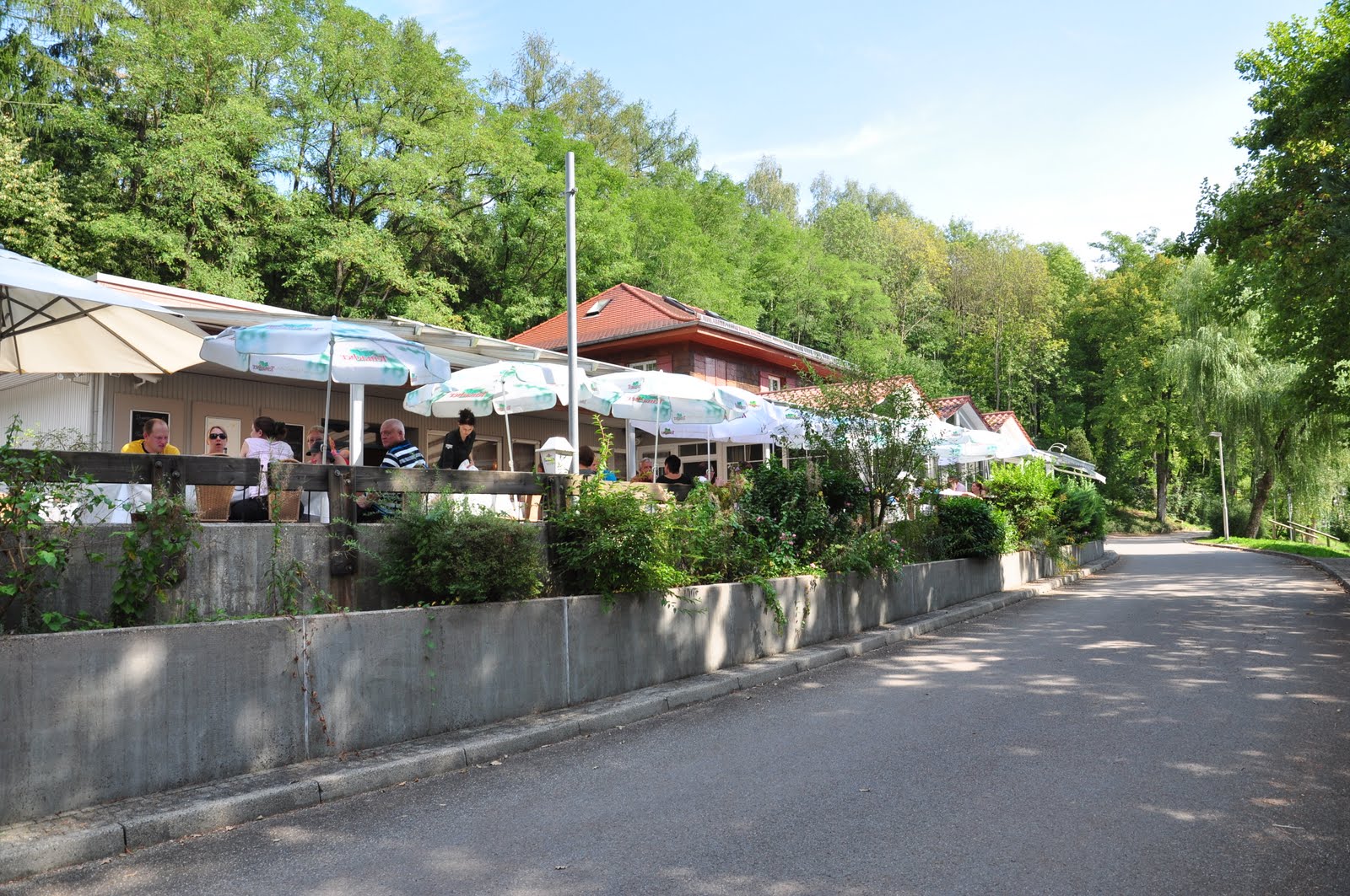 Waldsee Fornsbach Murrhardt: Der Campingplatz am Waldsee bei Fornsbach...