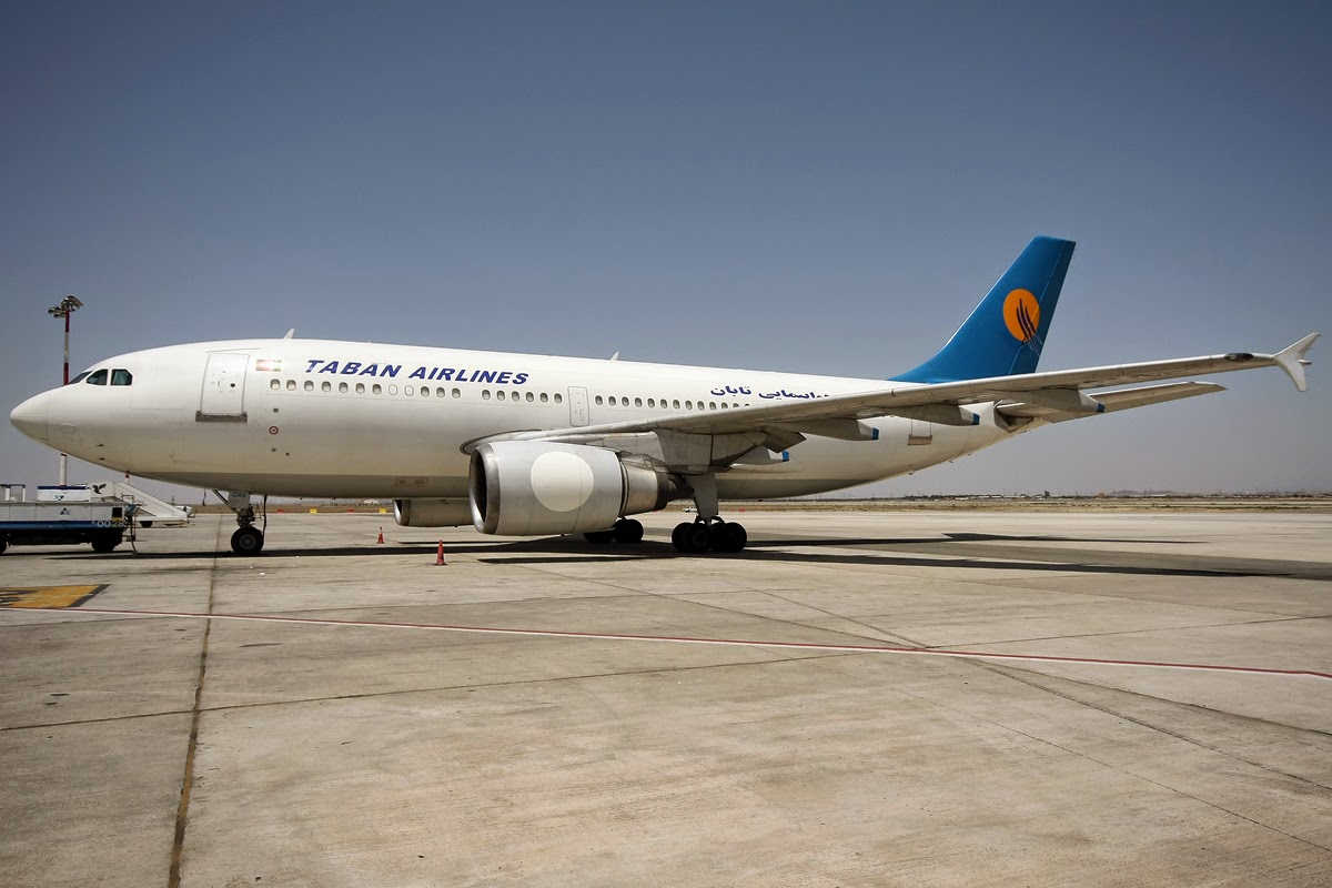 Flyingphotos Magazine News: TABAN AIRLINES - A310-300 - YA-CAV - Wet ...