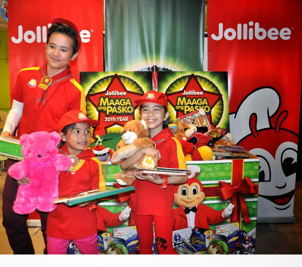 Jollibee kicks off 20th Maaga ang Pasko with the voice kids - Rochelle ...