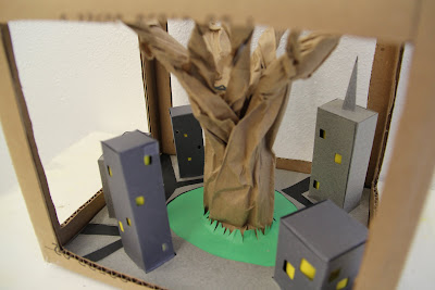 3D Design Art 117 Spring 2012: Project #1 Paper /Cardboard Sculpture