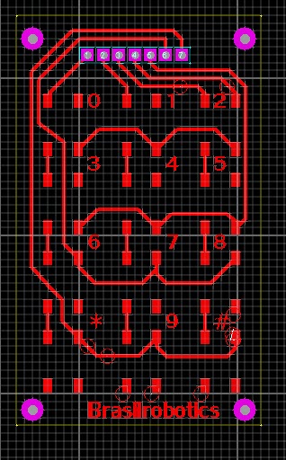Brasilrobotics Teclado Smd Para Arduino Projeto Completo Keypad