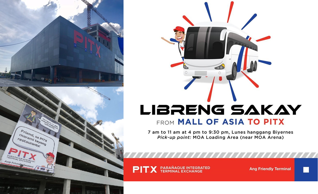 PITX announced free shuttle ride from MOA to Parañaque Terminal - Where ...