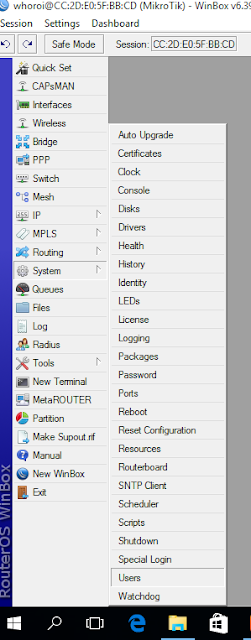 Cara Membuat User Pada Winbox - DUNIA JELAJAH