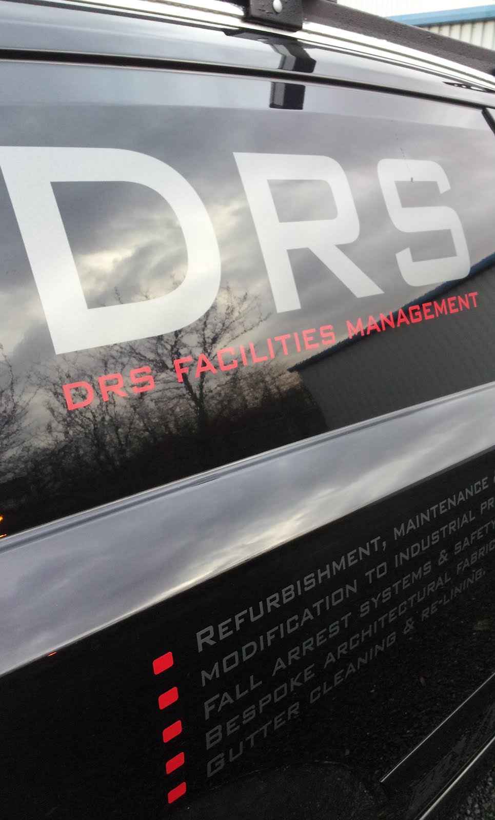 The Green I Signs Blog: Black Vauxhall Astra van signwriting for the ...