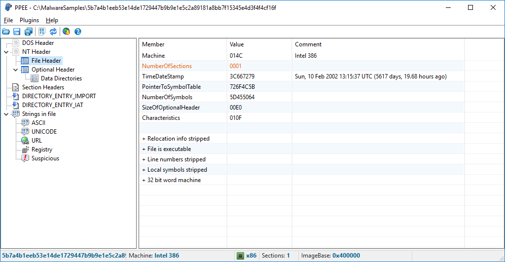 PPEE (Puppy) - Professional PE file Explorer for reversers and malware researchers