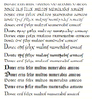 Calligraphy Alphabet : Latin Alphabet