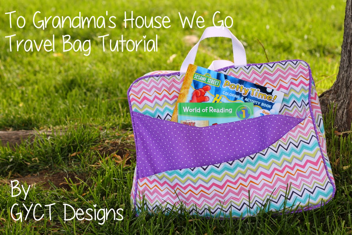 To Grandma's House We Go Travel Bag Pattern & Tutorial | Sew Simple Home