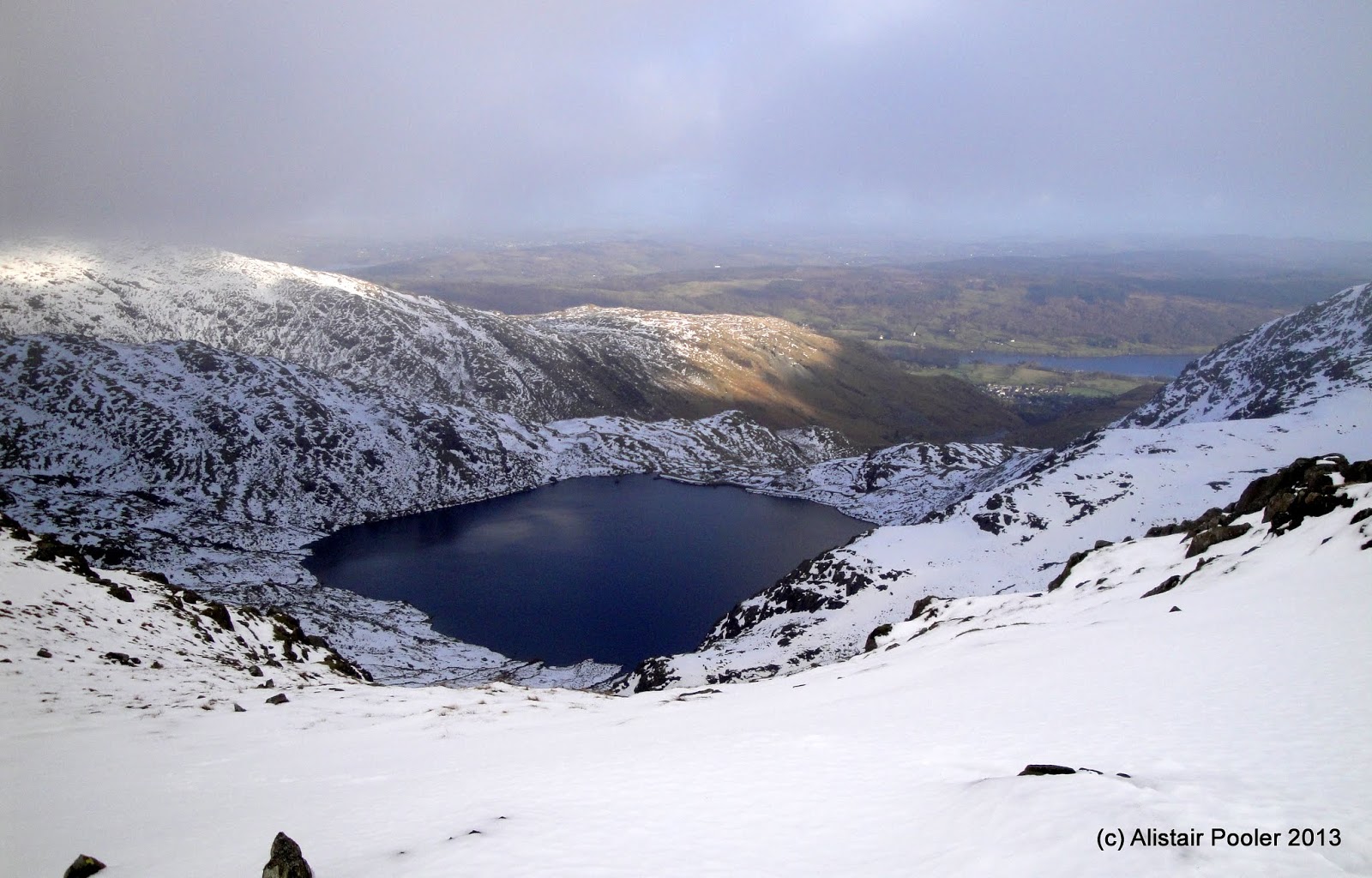 Alistair's Walks: A Snowy Day in the Coniston Fells