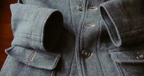 RIVETED: US NAVY WINTER WOOLEN SUBMARINER COAT