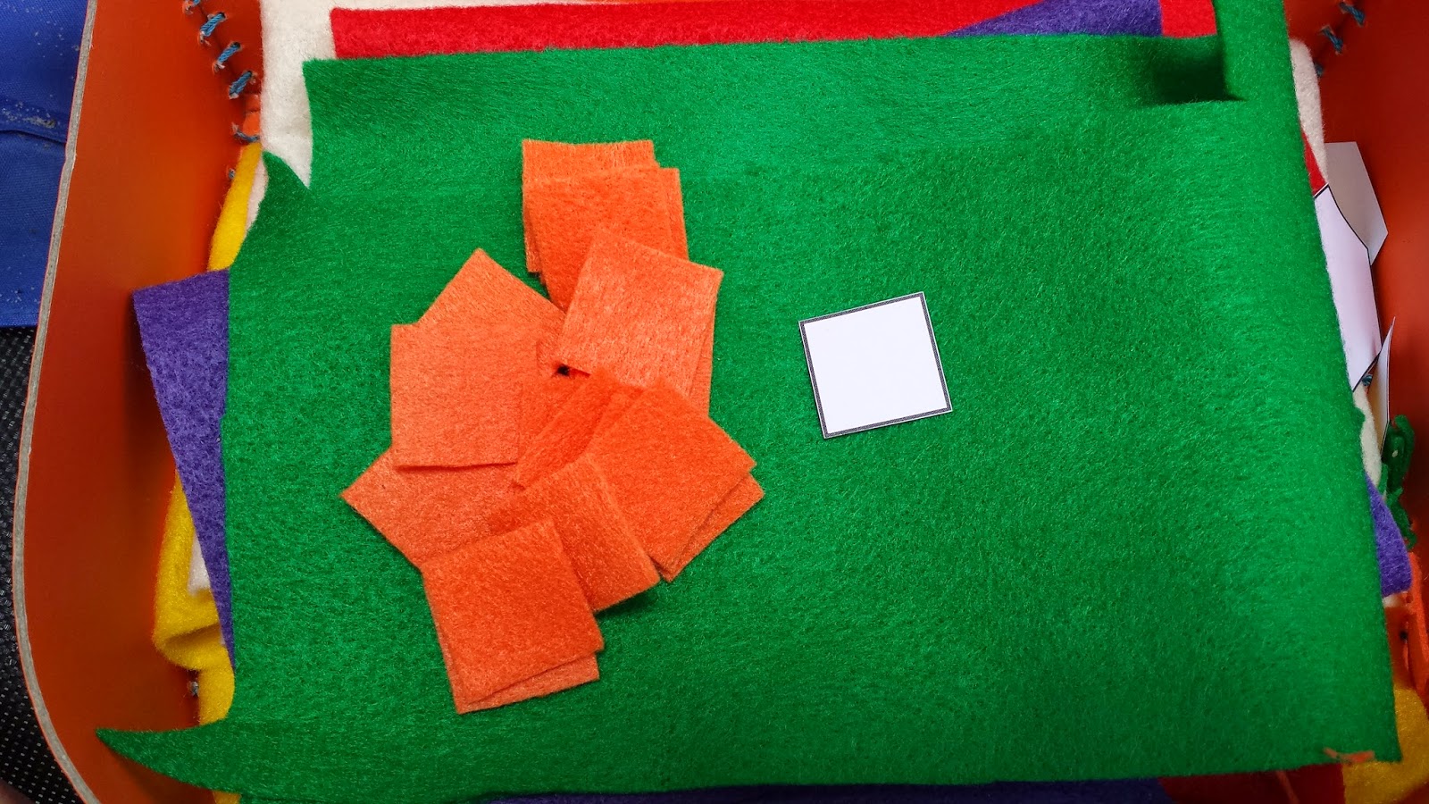 Munchkin and Bean: Pattern Blocks Felt Board