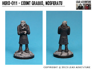 Wargame News and Terrain: Lead Adventure Miniatures: Nosferatu Miniatures