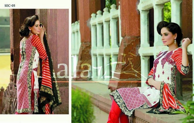 Sana Samia EID Collection | Sana & Samia Eid Collection 2014 By Lala ...