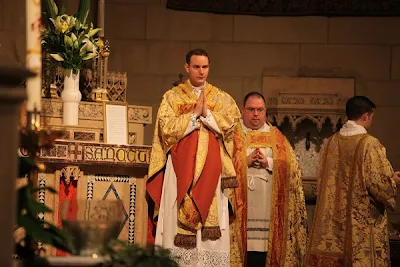 New Liturgical Movement: First Mass of a New Young Priest