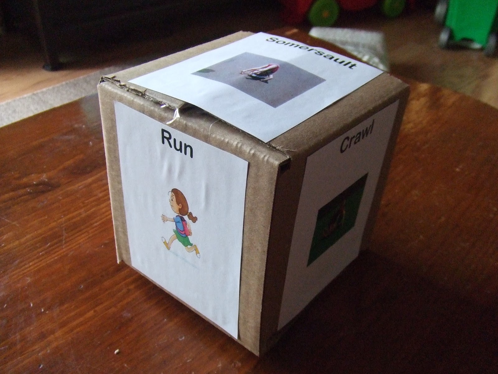 Cachey Mama's World of Learning: Exercise Cube